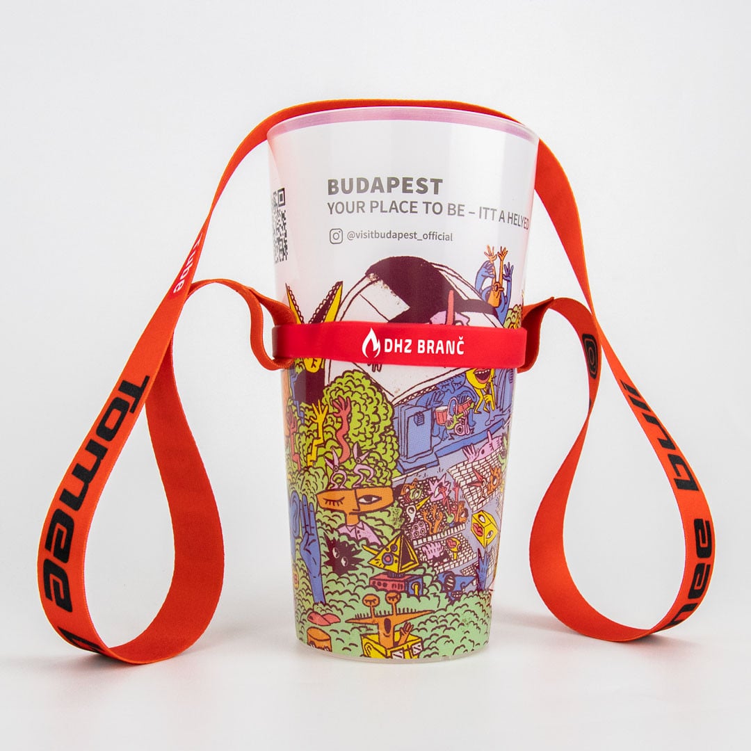 Lanyard mit Becherhalter | www.euroko24.de